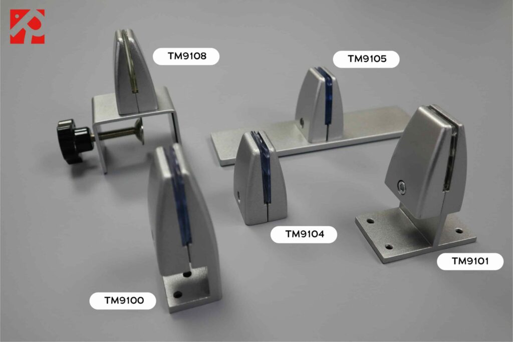 Desk Divider Clamps For Glass Or Acrylic Screens