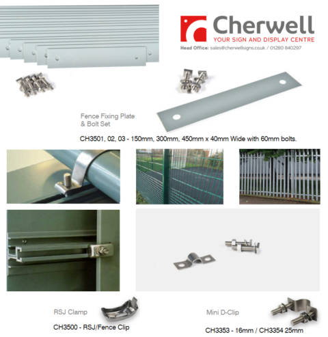 Fence Fixings - Cherwell Sign Supplies